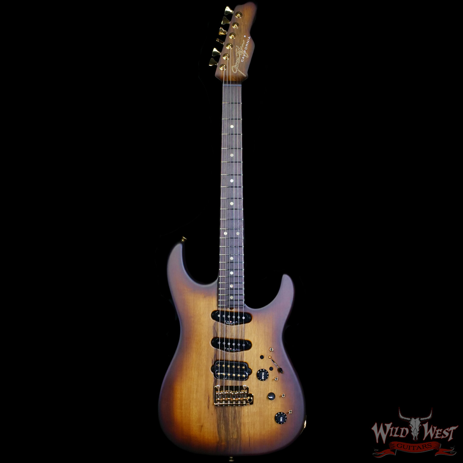 James Tyler USA Studio Elite HSS Rear Rout Black Limba Body & Neck ...